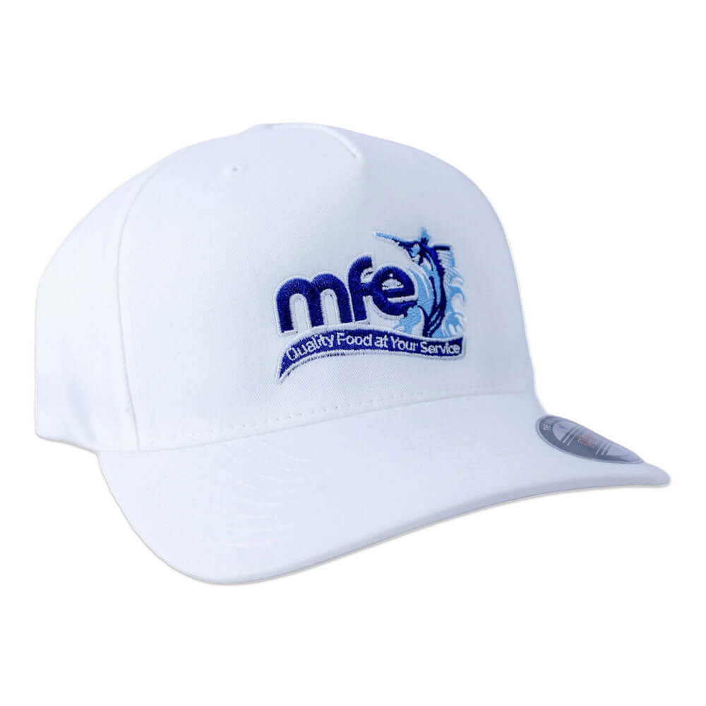 MFE Merch - White Cap with Logo